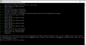 Get started with .NET Generic Host » André Snede